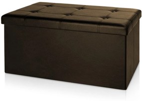 InternetovaZahrada - Úložný box hnědý - 80 x 40 x 40 cm