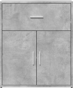 Příborníky 2 ks betonově šedé 60 x 31 x 70 cm kompozitní dřevo 3276549