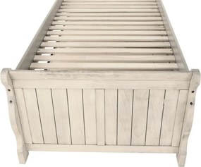 Postel s přistýlkou, 90x200, antická bílá, ANTIKO Kondela 0000258490