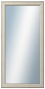 DANTIK - Zarámované zrcadlo - rozměr s rámem cca 50x100 cm z lišty STEP bílá (3018)