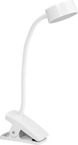 Ledvance -LED Stm dotyk stolní lampa s klip CYLINDER LED/4,8W/5V 3000-6500K bílá