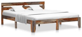 Rám postele masivní sheeshamové dřevo 140 x 200 cm,  288411 HangarStore.cz