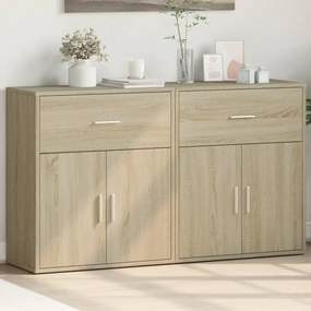 Příborníky 2 ks dub sonoma 60 x 31 x 70 cm kompozitní dřevo 3276548