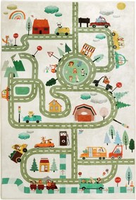 Bellatex Kobereček dětský Šedá,Zelená 100x150 cm