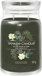 Yankee Candle Signature Silver Sage  Pine 567g - svíčka velká 2 knoty