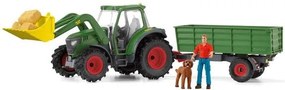Set figurek a příslušenství schleich traktor s přívěsem 42608