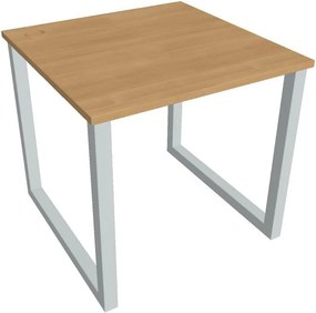 Kancelářský pracovní stůl Hobis USO 800, bílá RAL 9016, deskaakát