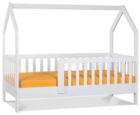 Dětská postel 90x190 ve tvaru domečku Haruki - bílá