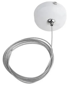 Ceiling Plate Track bílé + Wire