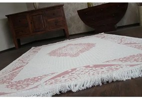 koberec AKRYL MIRADA 5416 Prášek ( Pudra ) Fringe velikost 80x300 cm | krásné koberce cz