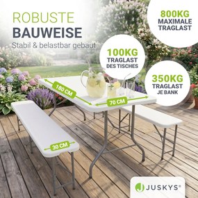 Juskys Skládací pivní set Bayreuth 180 cm