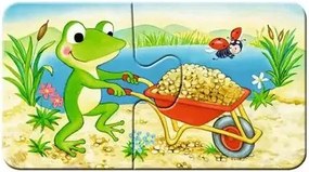 Ravensburger Moje první puzzle Zvířecí staveniště 9x2 dílků / od 2 let