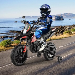 Costway 12 V Dětská elektromotocykl s tréninkovými koly licencovaná