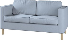 Potah na pohovku Pärup pro 2 místa barva modrá látka pletený vzor