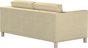 Potah na pohovku IKEA  Karlanda rozkládací, krátký barva béžová látka pletený vzor