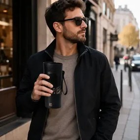 Iris Barcelona Termohrnek 360 ml černá / Termohrnek / 360° uzávěr s vý