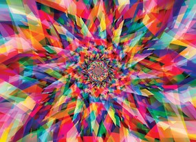 Malvis Tapeta Abstrakt barevná hvězda Vel. (šířka x výška): 504 x 310 cm