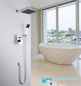 Podomítkový sprchový systém EYN PT77075 s LED v chromovaném provedení