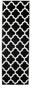 Kusový koberec Berda černý atyp 100x500cm