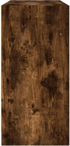 Příborník kouřový dub 102 x 37 x 75,5 cm kompozitní dřevo 3295875
