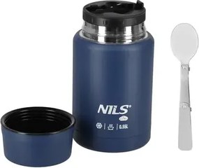 NILS Camp NC3807 modrá / Termoska na jídlo / 550 ml