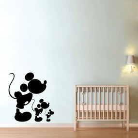 Samolepka na zeď - Mickey mouse (55x60 cm) - PopyDesign