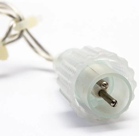 Easy Fix LED světelný závěs interiér, 100 × 700 cm, teple bílá,  600 diod, 10 pramenů, čirý kabel, IP20, prodlužovací