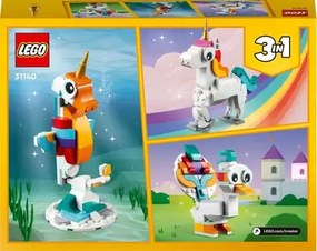 LEGO® Creator 3 v 1 31140 Kouzelný jednorožec / Počet dílků: 145 / od