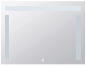 Bemeta Design Zrcadlo s LED bočním a horním osvětlením 800 x 600 mm, dotykový senzor -