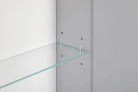 Comodo Koupelnová doplňková skříňka horní Swing G H 80, šedá