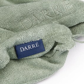 Bavlněný froté turban do sauny a wellness Comfort olivový