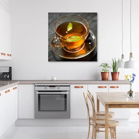 Obraz na plátně, Šálek čaje - 60x60 cm