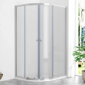 POINT AS ROCKY 120x80 Grape Pravý Asymetrický sprchový kout s mramorovou vaničkou