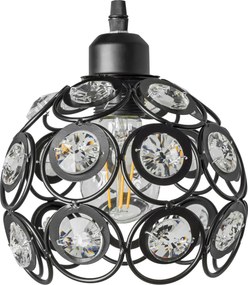 Toolight - Závěsné svítidlo Edison 3xE27 APP209-3CPR, černá, OSW-30002