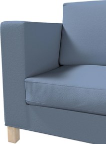 Potah na pohovku IKEA  Karlanda rozkládací, krátký barva modrá látka pletený vzor