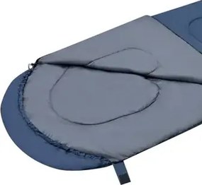 NILS Camp NC2107 modro-šedý / Spací pytel / 180+30 x 70 cm / 15 °C | 4