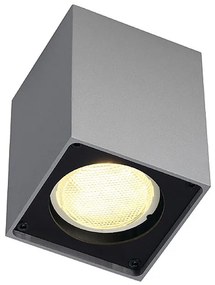 SLV 151514 Altra Dice CL-1, hranaté stropní svítidlo v stříbrnošedé/černé úpravě, 1x35W, 7x7cm