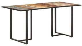 Jídelní stůl 160 cm masivní regenerované dřevo