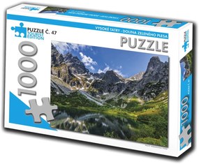Puzzle tourist edition puzzle vysoké tatry, dolina zeleného plesa 1000 dílků (č.47)
