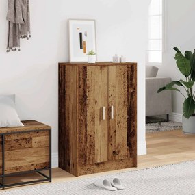 vidaXL Botník 60 x 35 x 92 cm dřevotříska [808928] Barva: Staré dřevo