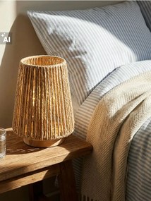 Sinsay - Pletená LED stolní lampa - béžová