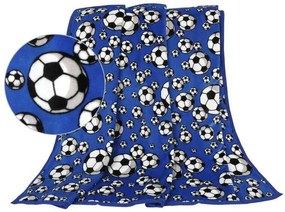 Dětská deka ELLA míč modrý, 100x150 cm