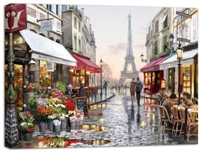 Obraz Styler Canvas Watercolor Paris I, 85 x 113 cm