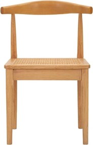 Designová jídelní židle Omolara hnědá