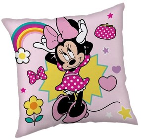 Fleecový dětský polštářek 40x40 cm Minnie "Smile" – Jerry Fabrics