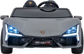Elektrické autíčko Lamborghini Revuelto XL STRONG šedé
