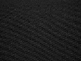 Černá čalouněná kontinentální postel 140x200 cm ADMIRAL Beliani