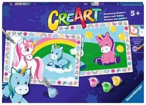 Ravensburger CreArt Roztomilí jednorožci / od 5 let