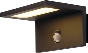 LA 1001969 LED SENSOR WL, LED venkovní nástěnné nástavbové svítidlo, IP44, ANTRACIT, 3000K - BIG WHITE (SLV)