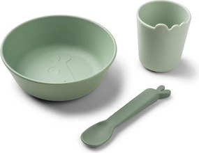 Dětské nádobí Kiddish zelená 3 díly